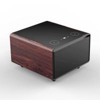 China 110-240V Metal Mini Coffee Table Refrigerator with Wireless Charge and Smart Features for sale