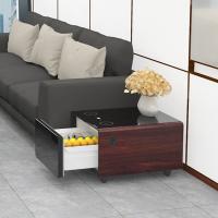 China 110-240V Metal Mini Coffee Table Refrigerator with Wireless Charge and Smart Features for sale