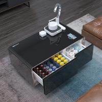 China Living Room Furniture Modern Smart Coffee Table with Refrigerator and Cooling Drawer for sale