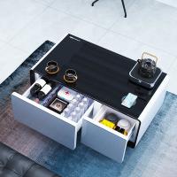China Living Room Furniture Modern Smart Coffee Table with Refrigerator and Cooling Drawer for sale