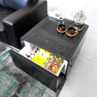 China Multifunctional Coffee Table with Cooling Drawer Wireless Charging and Music Player for sale