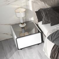 China Multifunctional Home Furniture Wireless Charging Refrigerator Drawer Mini Side Table for sale