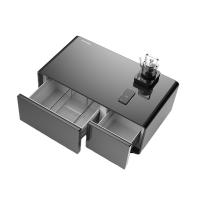 China Small Apartment Furniture Coffee Table with 2 Refrigerator Drawers and Music Player USB for sale