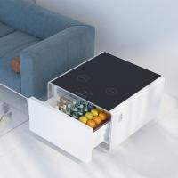 China Home Furniture Mini Coffee Table with Cooling Drawer and Wireless Charging Capability for sale