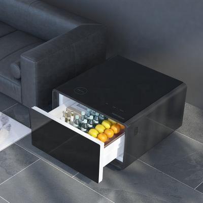 China Multifunctional Coffee Table with Cooling Drawer Wireless Charging and Music Player for sale