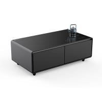 China NO Folded Smart Coffee Table with Boiling Kettle and Fridge Drawers Mordern Furniture for sale