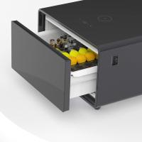 China Modern Touch Screen Coffee Table with Built-in Refrigerator and Wireless Charger for sale