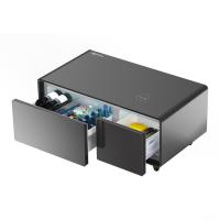 China Tempered Glass Table Top Smart Coffee Table with Built-in Fridge Speaker and Storage for sale