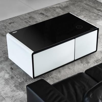 China Wireless Charging and Fridge Modern Smart Coffee Table for Home Living Room Furniture for sale