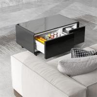China Wireless Charging and Fridge Modern Smart Coffee Table for Home Living Room Furniture for sale