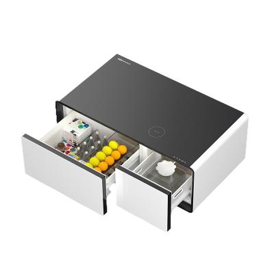 China Smart Coffee Table with Wireless Charging and Private Mold Glass Tea Table Furniture for sale