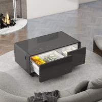 China Living Room Furniture Smart Coffee Table with Wireless Charging and Music Player for sale