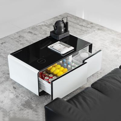 China Specific Coffee Table with Wireless Charging and Music Player in Modern Luxury Design for sale