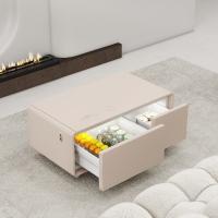 China Wireless Charging and USB Typc-C Ports Multifunctional Coffee Table for Home Living Room for sale