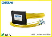 China 1x16CH CWDM Mux Demux Module 1260 - 1620nm LC Connector Multiple Wavelengths for sale