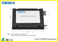 China 1x16CH CWDM Mux Demux Module 1260 - 1620nm LC Connector Multiple Wavelengths for sale
