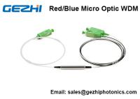China Red / Blue Micro Optics WDM 3 Port C Band DWDM Filter For DWDM System for sale