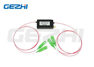 China 2x2A Mechanical Optical Switch with 1260~1650nm Wavelength and 3V or 5V Power Supply for Low Insertion Loss for sale