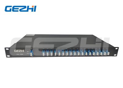 China 18 Channel CWDM Mux Demux Module with Duplex Fiber in 19