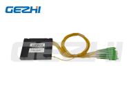 China 1x4 Passive Fiber Optic Splitter SC/APC ABS Module 1260 - 1650nm for sale