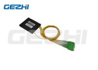 China 1x4 Passive Fiber Optic Splitter SC/APC ABS Module 1260 - 1650nm for sale