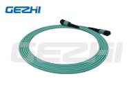 China 12 Core Custom Fiber Optic Patch Cables MPO / MTP OM3/OM4 for sale
