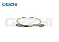 China OS2 MPO Bundle Patch Cord 12 Core 8 Core MPO-LC Fiber Optic Patch Cord for sale