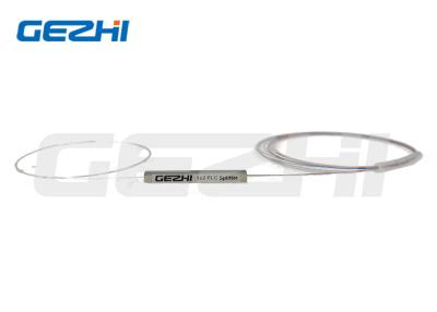 China 1260-1650nm 1x2 Bare Fiber Optic PLC Splitter with G657A1 Fiber for FTTH Applications for sale