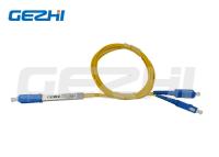 China Low Insertion Loss 1x2 PLC Splitter with Steel Tube Package for FTTH Networks for sale