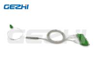 China 1X8 Fiber Optical PLC Splitter Stainless Steel Tube With SC Connector for sale