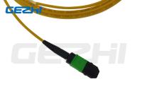 China LC OM3/OM4 8/12/24F MPO/MTP Fiber Optic Patch Cord PVC/LSZH Jacket For Telecom for sale