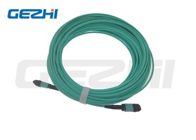 China LC MPO OM3 Fiber Optic Patch Cord Customized Lengths For FTTH for sale