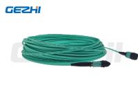 China LC MPO OM3 Fiber Optic Patch Cord Customized Lengths For FTTH for sale