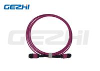 China 12 / 24 Cores Patch Cable Series MTP MPO Cable OM3 OM4 OM5 3.0mm for sale