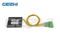 China ABS Cassette Type 1X4 PLC Splitter Module with Low Insertion Loss for FTTX Networks for sale