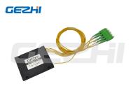 China ABS Cassette Type 1X4 PLC Splitter Module with Low Insertion Loss for FTTX Networks for sale
