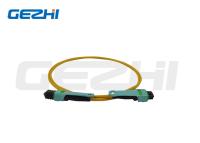 China FTTX MTP MPO Trunk Multimode Fiber Patch Cable 12 - 144 Cores OS2 for sale
