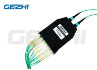 China MPO Cassette Rack Mount Fiber Optic MPO Cassette box with patch cord MPO Cable splitter for sale