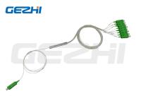 China Mini Type SC APC 1x8 PLC Splitter Fiber Optic Passive Components for FTTH Applications for sale