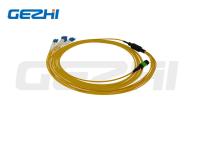 China 12 - 144 Core OS2 Optical Fiber Patch Cord MTP/MPO Trunk Cabe For FTTX for sale