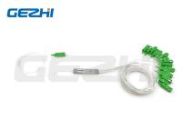 China FTTH Network Fiber Optic Mini PLC Splitter 1x16 Port with SC APC Connector for sale