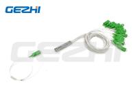 China FTTH Network Fiber Optic Mini PLC Splitter 1x16 Port with SC APC Connector for sale