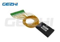 China Low Loss 1x16 ABS Box PLC Splitter for Fiber Optic Networks for sale