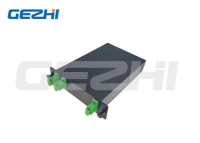 China LGX Cassette FTTH Filter WDM 1550nm Fiber Optic Multiplexer with Low Insertion Loss for sale