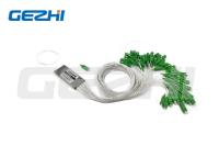 China FC/APC 1x16 Fiber Optic PLC Splitter Stainless Steel Tube Type for sale