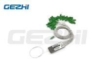 China FC/APC 1x16 Fiber Optic PLC Splitter Stainless Steel Tube Type for sale