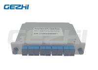 China Customized 1x8 PLC Splitter with SC UPC Connectors for GEPON Networks for sale