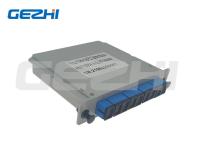 China Customized 1x8 PLC Splitter with SC UPC Connectors for GEPON Networks for sale