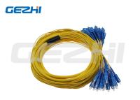 China 12 Cores Fiber Optic Patch Leads SC/PC/UPC/APC Fiber Optic Patch Cable for sale