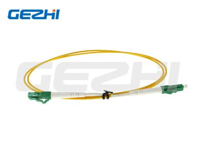 China LC/APC to LC/APC Simplex SM Fiber Patch Cord with Low Insertion Loss High Return Loss and LSZH Material for Telecommunication for sale